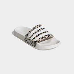 Badesandale adidas Sportswear "SHOWER ADILETTE", Damen, Gr. 38, crystal linen, core wei&szlig;, khaki six, Synthetik, Schuhe Badelatschen Pantolette, Badelatschen