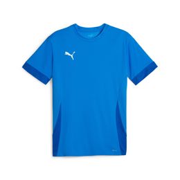 Fu&szlig;balltrikot Puma "TEAMGOAL MATCHDAY JERSEY", Herren, Gr. L, electric blau lemonade, Puma wei&szlig;, Puma team royal, Interlock, Obermaterial: 100% Polyester, unifarben, regular fit normal, Rundhals, Trikots Fu&szlig;balltrikot, Trikot, f&uuml;r Sportmode und Streetwear, mit Rundhalsausschnitt