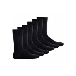 Kurzsocken BOSS "Socken 6er Pack", Herren, Gr. 39-42, schwarz, Obermaterial: 75% Baumwolle CO. 23% Polyamid PA. 2% Elasthan EL., Socken