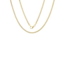 Goldkette Firetti "Schmuck Geschenk Gold 375 Halsschmuck Halskette Goldkette Tigerauge" Gr. 50, gold (gelbgoldfarben), Halsketten, Damen, 50, Gelbgold 375, B: 2,5mm, Goldkette, B:2,5mm