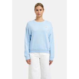 Smith & Soul Sweater SMITH & SOUL, Damen, Gr. L, blau (sky), Sweatware, Material: 80% Baumwolle, 20% Modal, bedruckt, relaxed fit kurz, Rundhals, eingesetzt Rippb&uuml;ndchen, Sweatshirts Sweater, mit Baumwolle