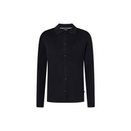 JOOP! Langarmhemd JOOP "Hemd Aco 1er Pack", Herren, Gr. L, N-Gr, blau (dunkelblau), Obermaterial: 60% Baumwolle CO. 40% Viskose CV., Hemden