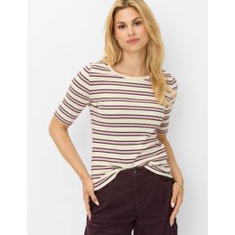 Brax Damen Shirt Style CARINA S soft ecru, Altwei&szlig;, Gr. 48