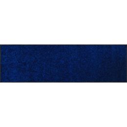 Fu&szlig;matte Salonloewe Gr. 1, blau (royalblau), B:30cm H:7mm L:75cm, Polyamid, Teppiche, Fu&szlig;matte