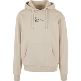 Sweatshirt Karl Kani "Karl Kani Unisex KK Small Signature Essential Hoodie", Herren, Gr. XL, lightsand, 80% Baumwolle, 20% Polyester, unifarben, Sweatshirts Sweatshirt