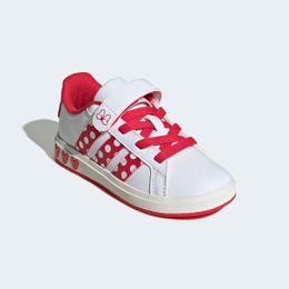 Sneaker adidas Sportswear "ADIDAS DISNEY MINNIE MAUS GRAND COURT KIDS", M&auml;dchen, Gr. 28, cloud wei&szlig;, pure ruby, sanftes wei&szlig;, Synthetik, Schuhe Sneaker, f&uuml;r Kinder & Jugendliche