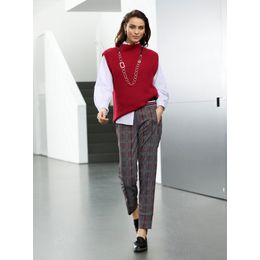 Pullunder Inspirationen "Pullunder", Damen, Gr. 42, rot, 70% Polyacryl, 30% Schurwolle, unifarben, Pullover Pullunder