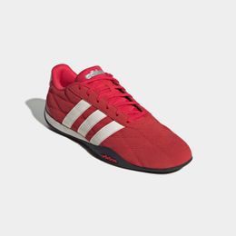 Sneaker adidas Sportswear "GROUNDPULSE", Herren, Gr. 40, pure ruby, sanftes wei&szlig;, core schwarz, Leder, Synthetik, Schuhe Sneaker