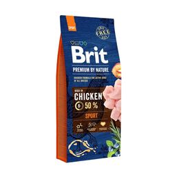 Brit Premium by Nature Sport Hunde-Trockenfutter mit Huhn 15kg