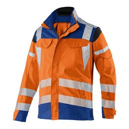 K&Uuml;BLER WORKWEAR K&uuml;bler PSA Reflectiq Jacke 1207 warnorange/kbl.blau 44 ; K&uuml;bler Workwear (1207 8340-3746-44)
