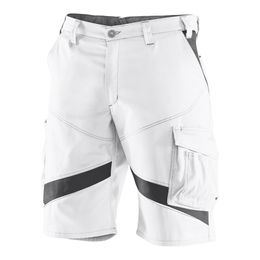 K&Uuml;BLER WORKWEAR K&uuml;bler ActiviQ Shorts 2450 wei&szlig;/anthrazit Gr&ouml;&szlig;e 40 ; K&uuml;bler Workwear (2450 5365-1097-40)