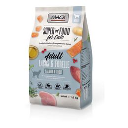 MAC's Cat Adult Lachs & Forelle Katzen-Trockenfutter getreidefrei 1,5kg