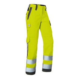 K&Uuml;BLER WORKWEAR K&uuml;bler Damenhose PROTECTIQ HIGH VIS ARC2 PSA 3 warngelb/anthrazit 36 ; K&uuml;bler Workwear (2494 8420-3497-36)