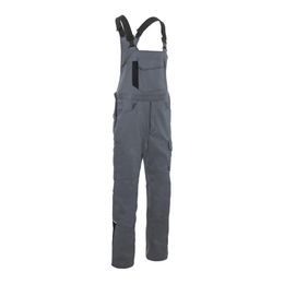 K&Uuml;BLER WORKWEAR K&uuml;bler Latzhose ICONIQ PRO 50N mittelgrau/schwarz ; K&uuml;bler Workwear (3145 5380-9599-50N)