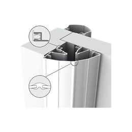 ELLEN Finprotect Plus 9090 z. schrauben KF silber, L 2500mm ; Elton (4903022)