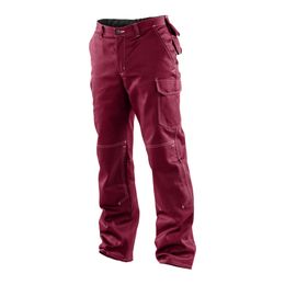 K&Uuml;BLER WORKWEAR K&uuml;bler ORGANiQ Hose 2248 bordeaux Gr&ouml;&szlig;e 44 ; K&uuml;bler Workwear (2248 1414-58-44)