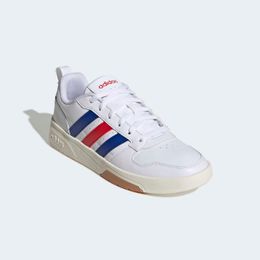 Sneaker adidas Sportswear "COURTWAVE", Herren, Gr. 40, cloud wei&szlig;, royal blau, better scarlet, Synthetik, Schuhe Sneaker