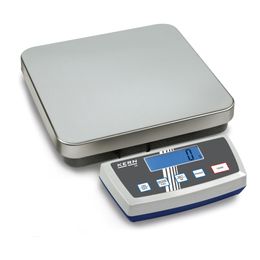 Kern Paketwaage DE 12K1A+C kalibriert, W&auml;gebereich 12000 g, Ablesbarkeit 1 g ; KERN & Sohn)