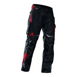 K&Uuml;BLER WORKWEAR K&uuml;bler Pulsschlag Hose 2324 schwarz/mittelrot Gr&ouml;&szlig;e 46 ; K&uuml;bler Workwear (2324 5353-9955-46)