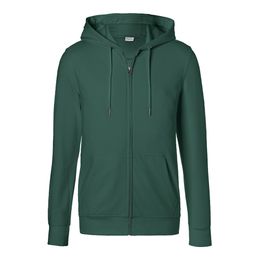 K&Uuml;BLER WORKWEAR K&uuml;bler Shirts Kapuzen-Sweatjacke moosgr&uuml;n M ; K&uuml;bler Workwear (5022 6330-65-M)