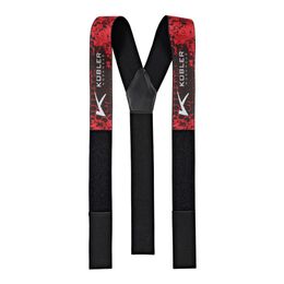 K&Uuml;BLER WORKWEAR K&uuml;bler Hosentr&auml;ger FOREST rot/schwarz Form 8750 Gr&ouml;&szlig;e S ; K&uuml;bler Workwear (8750 9123-5699-S)