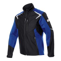 K&Uuml;BLER WORKWEAR K&uuml;bler Softshell Jacke BODYFORCE schwarz/kbl.blau Form 1425 Gr&ouml;&szlig;e L ; K&uuml;bler Workwear (1425 5375-9946-L)
