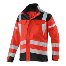 K&Uuml;BLER WORKWEAR K&uuml;bler PSA Reflectiq Jacke 1207 warnrot/schwarz 114 ; K&uuml;bler Workwear (1207 8341-5499-114)