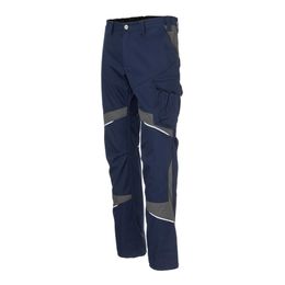 K&Uuml;BLER WORKWEAR K&uuml;bler ACTIVIQ cotton+ Damenhose dunkelblau/anthrazit 50 ; K&uuml;bler Workwear (2550 3421-4897-50)