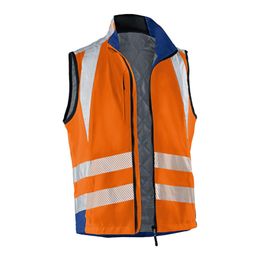 K&Uuml;BLER WORKWEAR K&uuml;bler PSA Reflectiq Weste 7207 warnorange/kbl.blau XL ; K&uuml;bler Workwear (7207 8340-3746-XL)