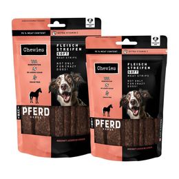 Chewies Fleischstreifen SOFT Pferd Hundesnacks getreidefrei Mini - 70g