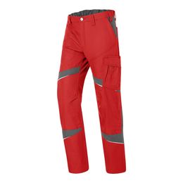 K&Uuml;BLER WORKWEAR K&Uuml;BLER Hose ACTIVIQ cotton+ HIGH PSA 2 mittelrot/anthrazit 62 ; K&uuml;bler Workwear (2355 3421-5597-62)