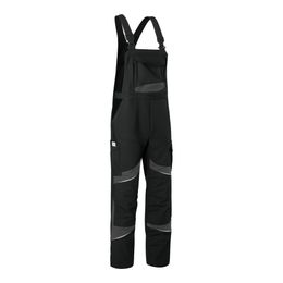 K&Uuml;BLER WORKWEAR K&uuml;bler Latzhose ACTIVIQ cotton+ HIGH PSA 2 schwarz/anthrazit 52 ; K&uuml;bler Workwear (3255 3421-9997-52)