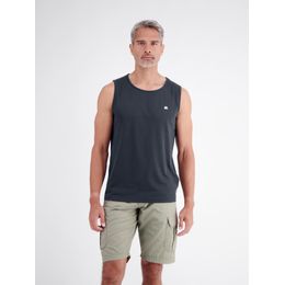 Tanktop Lerros, Herren, Gr. XXL, classic navy, Single Jersey, Obermaterial: 100% Baumwolle, unifarben, regular fit h&uuml;ftbedeckend, Rundhals, Tops Tanktop, Sommershirt/&auml;rmellos mit Logodruck