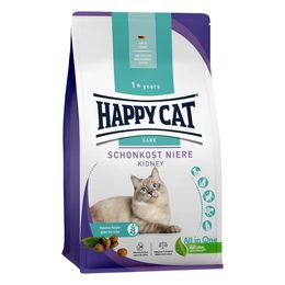 Happy Cat Care Schonkost Niere Katzen-Trockenfutter f&uuml;r sensible Katzen 1,3 kg