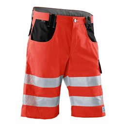 K&Uuml;BLER WORKWEAR K&uuml;bler PSA Reflectiq Shorts 2307 warnrot/schwarz 56 ; K&uuml;bler Workwear (2307 8341-5499-56)