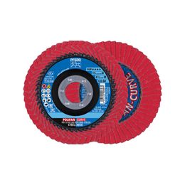 Pferd TOOLS POLIFAN-Flap Discs PFR 115-M CO 60 SGP CURVE STEELOX (67698036)