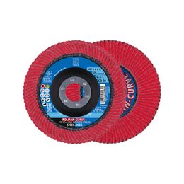 Pferd TOOLS POLIFAN-Flap Discs PFR 125-L CO 60 SGP CURVE STEELOX (67698066)