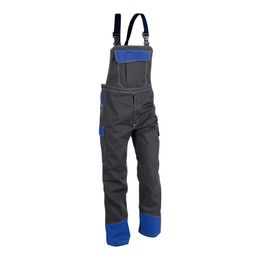 K&Uuml;BLER WORKWEAR K&uuml;bler PSA Safety X6 3780 Latzhose anthrazit/kornblumenblau Gr&ouml;&szlig;e 102, aus Polyester/Baumwolle mit Latztr&auml;ger/Taschen/Kniepolstertaschen/Reflexstreifen f&uuml;r Warnschutz, 37808413-9646-102 (3780 8413-9746-102)