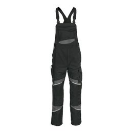 K&Uuml;BLER WORKWEAR K&uuml;bler ACTIVIQ cotton+ Latzhose schwarz/anthrazit 25 ; K&uuml;bler Workwear (3450 3421-9997-25)