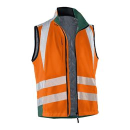 K&Uuml;BLER WORKWEAR K&uuml;bler PSA Reflectiq Weste 7207 warnorange/moosgr&uuml;n S ; K&uuml;bler Workwear (7207 8340-3765-S)