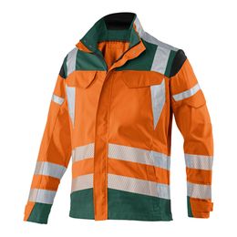K&Uuml;BLER WORKWEAR K&uuml;bler PSA Reflectiq Jacke 1207 warnorange/moosgr&uuml;n 29 ; K&uuml;bler Workwear (1207 8340-3765-29)