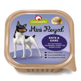Granatapet Mini Royal Ente und Gans Hunde-Nassfutter getreidefrei 11x150g