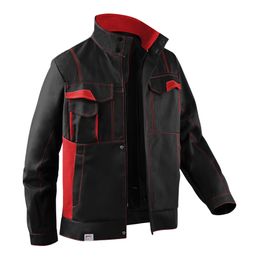 K&Uuml;BLER WORKWEAR K&uuml;bler IMAGE DRESS Jacke schwarz/mittelrot 44 ; K&uuml;bler Workwear (1345 3411-9955-44)