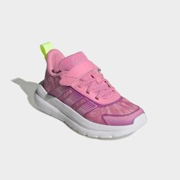 Sneaker adidas Sportswear "TENSAUR RUN 4.0 KIDS", M&auml;dchen, Gr. 29, st tropic bloom, lila burst, hi, res gelb, Synthetik, Textil, Schuhe Sneaker, f&uuml;r Kinder & Jugendliche