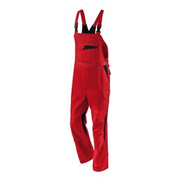 K&Uuml;BLER WORKWEAR K&uuml;bler IMAGE DRESS Latzhose mittelrot/schwarz 44 ; K&uuml;bler Workwear (3347 3411-5599-44)