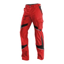 K&Uuml;BLER WORKWEAR K&uuml;bler Activiq Damenhose 2550 mittelrot/schwarz 34 ; K&uuml;bler Workwear (2550 5365-5599-34)