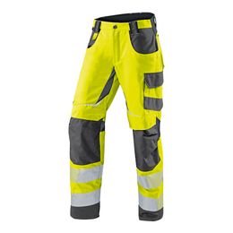 K&Uuml;BLER WORKWEAR K&uuml;bler PSA Reflectiq Hose 2407 warngelb/anthrazit 44 ; K&uuml;bler Workwear (2407 8343-3497-44)