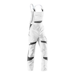 K&Uuml;BLER WORKWEAR K&uuml;bler ActiviQ Latzhose 3250 wei&szlig;/anthrazit Gr&ouml;&szlig;e 118 ; K&uuml;bler Workwear (3250 5365-1097-118)