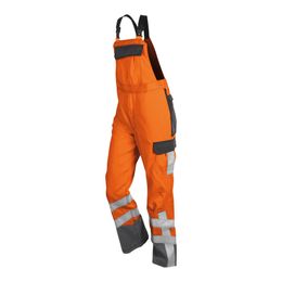 K&Uuml;BLER WORKWEAR K&uuml;bler PSA Safety X7 Latzhose 3780 warnorange/anthrazit Gr&ouml;&szlig;e 62 ; K&uuml;bler Workwear (3780 8420-3797-62)