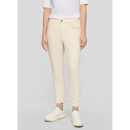 Jerseyhose Rabe "Hose", Damen, Gr. 44, Normalgr&ouml;&szlig;en, beige, 95%Baumwolle 4%Polyester 1%Elasthan, unifarben, regular fit, Hosen Jerseyhose